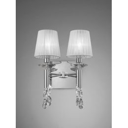 Mantra TIFFANY Wandleuchte Chrom, 2-flammig