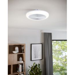 Eglo Leuchten EGLO SAYULITA 1 Deckenventilator LED Weiß, Fernbedienung, Farbwechsler