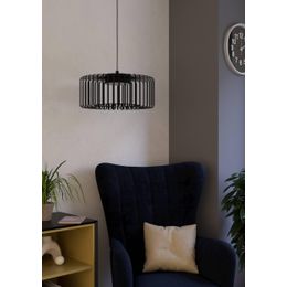 Eglo Leuchten EGLO GINESTRONE-Z Hängeleuchte LED Schwarz, 1-flammig, Farbwechsler