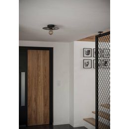 Eglo Leuchten EGLO LINTMILL Deckenleuchte Schwarz, 1-flammig