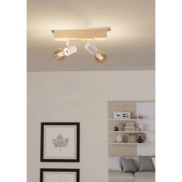 Eglo Leuchten EGLO TOWNSHEND 3 Deckenleuchte Braun, Weiß