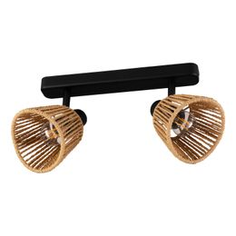 Eglo Leuchten EGLO KEELBY Deckenleuchte Schwarz, 2-flammig