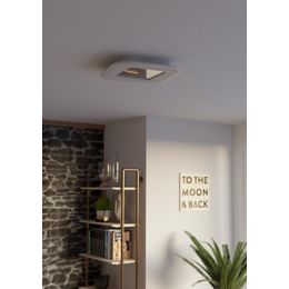 Eglo Leuchten EGLO MACCHIONI Deckenleuchte LED Wei&szlig;, Fernbedienung