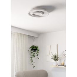 Eglo Leuchten EGLO TIRIOLO Deckenleuchte LED Silber, Wei&szlig;