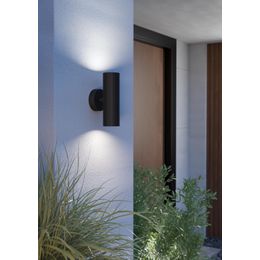 Eglo Leuchten EGLO TOMELLOSO Wandleuchte Schwarz, 2-flammig