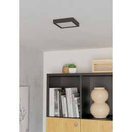 Eglo Leuchten EGLO FUEVA 6 Deckenleuchte LED Schwarz, Farbwechsler