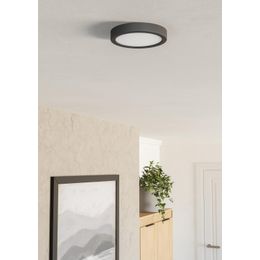 Eglo Leuchten EGLO FUEVA 6 Deckenleuchte LED Schwarz, Farbwechsler