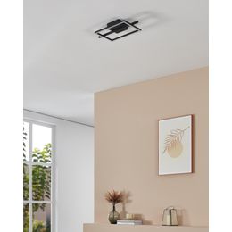 Eglo Leuchten EGLO AMANDOLO Deckenleuchte LED Schwarz, Fernbedienung, Farbwechsler