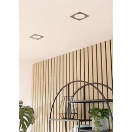 Eglo Leuchten EGLO FUEVA 6 Einbauleuchte LED Nickel-Matt, Farbwechsler