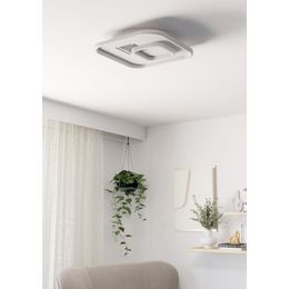 Eglo Leuchten EGLO TIRIOLO Deckenleuchte LED Silber, Wei&szlig;