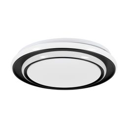 Eglo Leuchten EGLO MOSCHETTA Deckenleuchte LED Schwarz, Farbwechsler