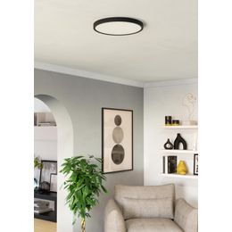 Eglo Leuchten EGLO FUEVA 6-Z Deckenleuchte LED Schwarz, Farbwechsler