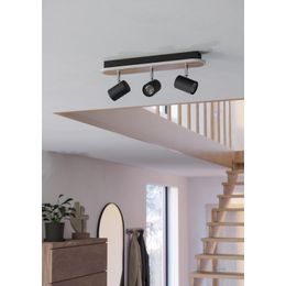 Eglo Leuchten EGLO RIMBOCCHI Deckenleuchte LED Braun, Schwarz