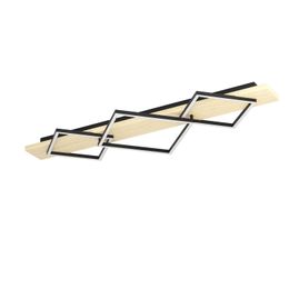 Eglo Leuchten EGLO BOYAL Deckenleuchte LED Braun, Schwarz