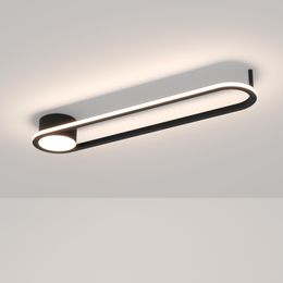 Eglo Leuchten EGLO COLLECORVINO Deckenleuchte LED Schwarz, Farbwechsler