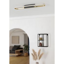 Eglo Leuchten EGLO CONIVARENA Deckenleuchte LED Schwarz, Farbwechsler
