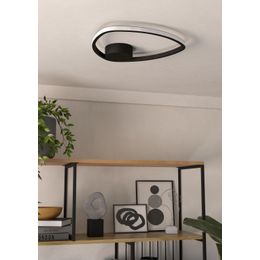Eglo Leuchten EGLO MOSCHELLA Deckenleuchte LED Schwarz, Farbwechsler