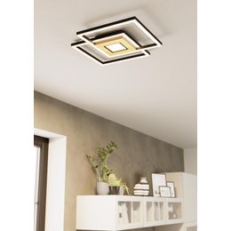 Eglo Leuchten EGLO MARINELLO Deckenleuchte LED Braun, Schwarz, Fernbedienung