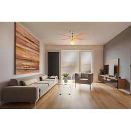 Eglo Leuchten EGLO FORTALEZA Deckenventilator & Licht Brüniert