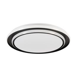 Eglo Leuchten EGLO MOSCHETTA Deckenleuchte LED Schwarz, Farbwechsler