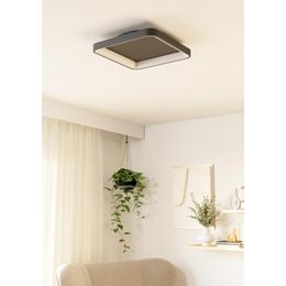 Eglo Leuchten EGLO LORETELLO Deckenleuchte LED Schwarz, Fernbedienung