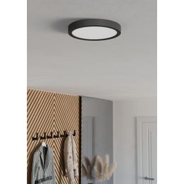 Eglo Leuchten EGLO FUEVA 6-Z Deckenleuchte LED Schwarz, Farbwechsler