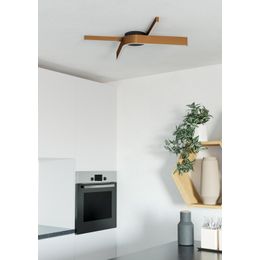 Eglo Leuchten EGLO FOLCINO-Z Deckenleuchte LED Bronze, Schwarz, Farbwechsler