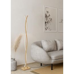 Eglo Leuchten EGLO LASANA 4 Stehleuchte LED Hellbraun