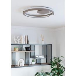 Eglo Leuchten EGLO MEZZOMONTE Deckenleuchte LED Sandfarben, Fernbedienung