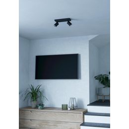 Eglo Leuchten EGLO MELITELLO-Z Deckenleuchte LED Schwarz, Farbwechsler