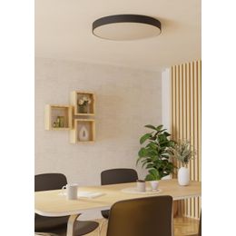 Eglo Leuchten EGLO GALLIZZI-Z Deckenleuchte LED Schwarz, Farbwechsler