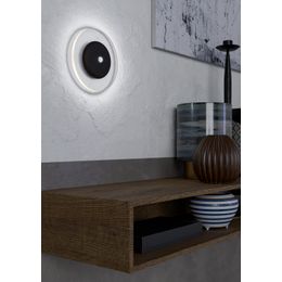 Eglo Leuchten EGLO TREPELLA Wandleuchte LED Schwarz, Bewegungsmelder, Fernbedienung, Farbwechsler