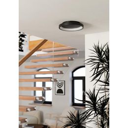 Eglo Leuchten EGLO LORETELLO-Z Deckenleuchte LED Schwarz, Farbwechsler