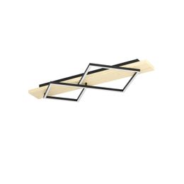Eglo Leuchten EGLO BOYAL Deckenleuchte LED Braun, Schwarz