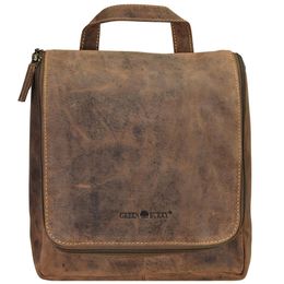 Green Burry GREENBURRY Kulturtasche Herren Gr&ouml;&szlig;e XS/XL braun