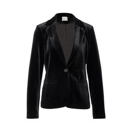 Tchibo - Blazer aus Stretch-Samt - Damen - Gr. 38 - schwarz