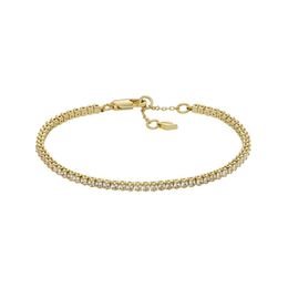 Fossil Armband 'Ellis' Damen Gr&ouml;&szlig;e One Size gold / transparent