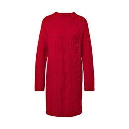 Tchibo - Strickkleid mit Zopfmuster - Damen - Gr. XL - rot