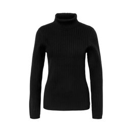 Tchibo - Gerippter Rollkragenpullover - Damen - Gr. S - schwarz