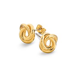 Tchibo - Ohrstecker Knoten - gold