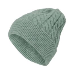 Tchibo - Strickm&uuml;tze mit Zopfmuster - gr&uuml;n