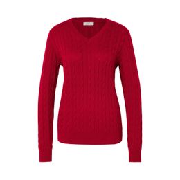 Tchibo - Zopfstrickpullover - Damen - Gr. L - rot