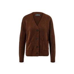 Tchibo - Strickjacke mit Wolle - Damen - Gr. M - braun