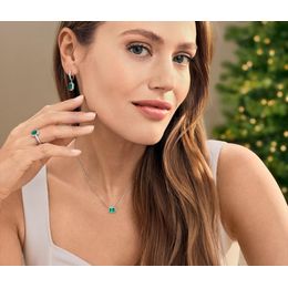 Tchibo - Ring 925 Silber &raquo;Royal Green&laquo; - Damen - Gr. 17 - silber