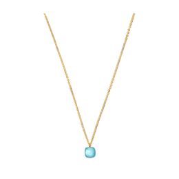 Tchibo - 585 Gold Kette Topaz &raquo;Swiss Blue&laquo; - blau