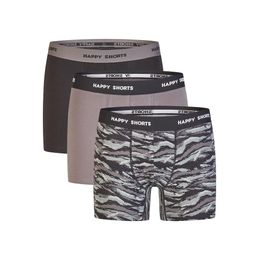Happy Shorts Boxer shorts male Grey size XL