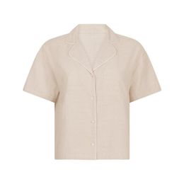 Hunkemöller Hunkemöller Pajama Shirt female Beige size XL