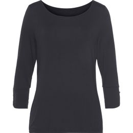 Vivance Damen 3/4-Arm-Shirt navy Gr&ouml;&szlig;e 32/34