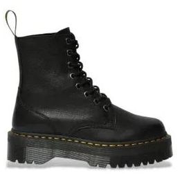 Dr. Martens Dr Martens f&uuml;r Damen. 26378001 Jadon III Lederstiefel schwarz (39), 5 bis 8 cm, Schn&uuml;rsenkel, Rei&szlig;verschluss, L&auml;ssig