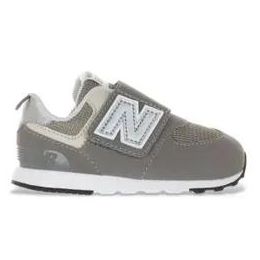 New Balance Unisex f&uuml;r Kinder. NW574V1 Turnschuhe 574 New-b grau (23), Wohnung, Klettverschluss, L&auml;ssig, Kinderbekleidung